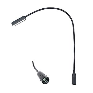JXRYWF 22" inch XLR 4 Pin LED Light Studio Lamp XLR gooseneck lamp for DJ Mixer XLR 4PIN Connect Port（XLR 4Pin Port）