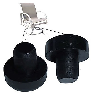 1/2" Nylon Stem Bumper | Black | for Patio Swivel Chairs | Pack of: 25