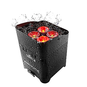 CHAUVET DJ Freedom Par Quad-4 IP Indoor/Outdoor Battery-Powered Wireless LED Par-Style Wash Light