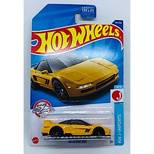 Hot Wheels 2022 - '90 Acura NSX - Yellow - HW J-Imports 6/10-144/250