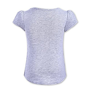 L.O.L. Surprise! Dolls Girls’ Short Sleeve Shirt 4 Pack for Little and Big Kids – Grey/Pink/Red/Blue