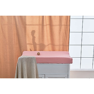 Muslin Changing Pad Cover,Ultra Soft Breathable Diaper Changing Table Cover for Baby Boys Girls,Neutral Fitted Changing Pad Sheets