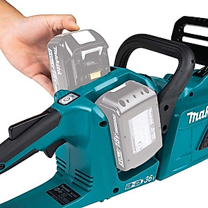 Makita XCU07Z 18V X2 (36V) LXT Lithium-Ion Brushless Cordless 14" Chain Saw, Tool Only, Teal (Renewed)