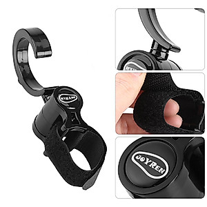 Fdit 2Pcs Stroller Hooks, ABS Plastic 360°Rotation Baby Infant Stroller Pushchair Hooks Hanger for Baby Diaper Bags Walker