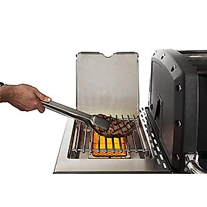 Broil King 18674 Propane Infrared Side Burner Kit, Black, Silver