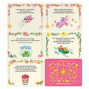 Affirmators! Mantras Morning - Day Affirmation Cards Deck, Daily Cards & Positive Affirmations (30 Cards Deck)