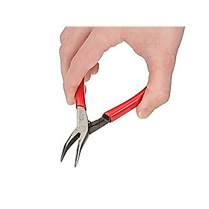 TEKTON Mini Bent Long Nose Pliers | PMN11301