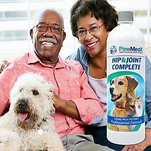 Liquid Glucosamine for All Dogs by Eniva | Hip, Joint, Bones & Teeth, Professional Extra Strength Liquid, Glucosamine, Chondroitin, MSM, Collagen, VIT C, Calcium, Antioxidants | USA Made– 32oz