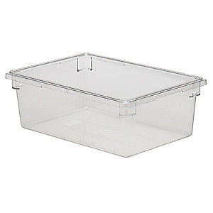 Cambro 18269CW135 18" x 26" Polycarbonate Camwear Food Storage Containers, Clear (4/Case)
