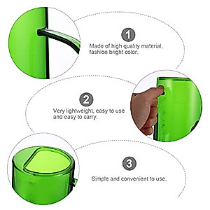 TEHAUX Watering Can Shower Pot Plastic Stainless Steel