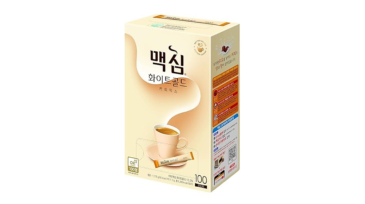 Maxim White Gold Instant Coffee - 100 Packs