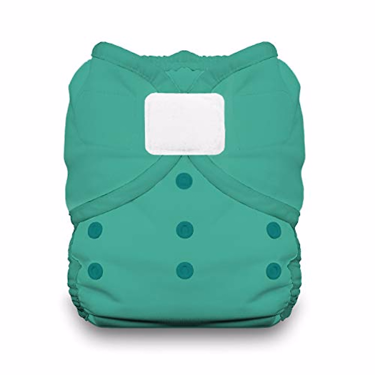 Thirsties Duo Wrap Reusable Cloth Diaper Cover, Hook and Loop Closure, Seafoam Size One (6-18 lbs)