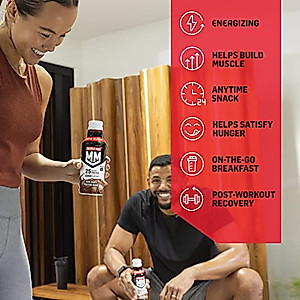 Muscle Milk Genuine Protein Shake, Chocolate, 20g Protein, 11.16 Fl Oz (Pack of 12), Packaging May Vary