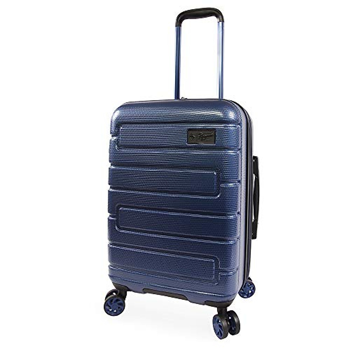 Original Penguin Crimson 21" Hardside Carry-on Spinner Luggage,Telescoping Handles, Metallic Blue, One Size