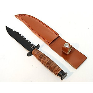 Lastworld 9" Hunting Knife Sharp Heavy Duty with Sheath