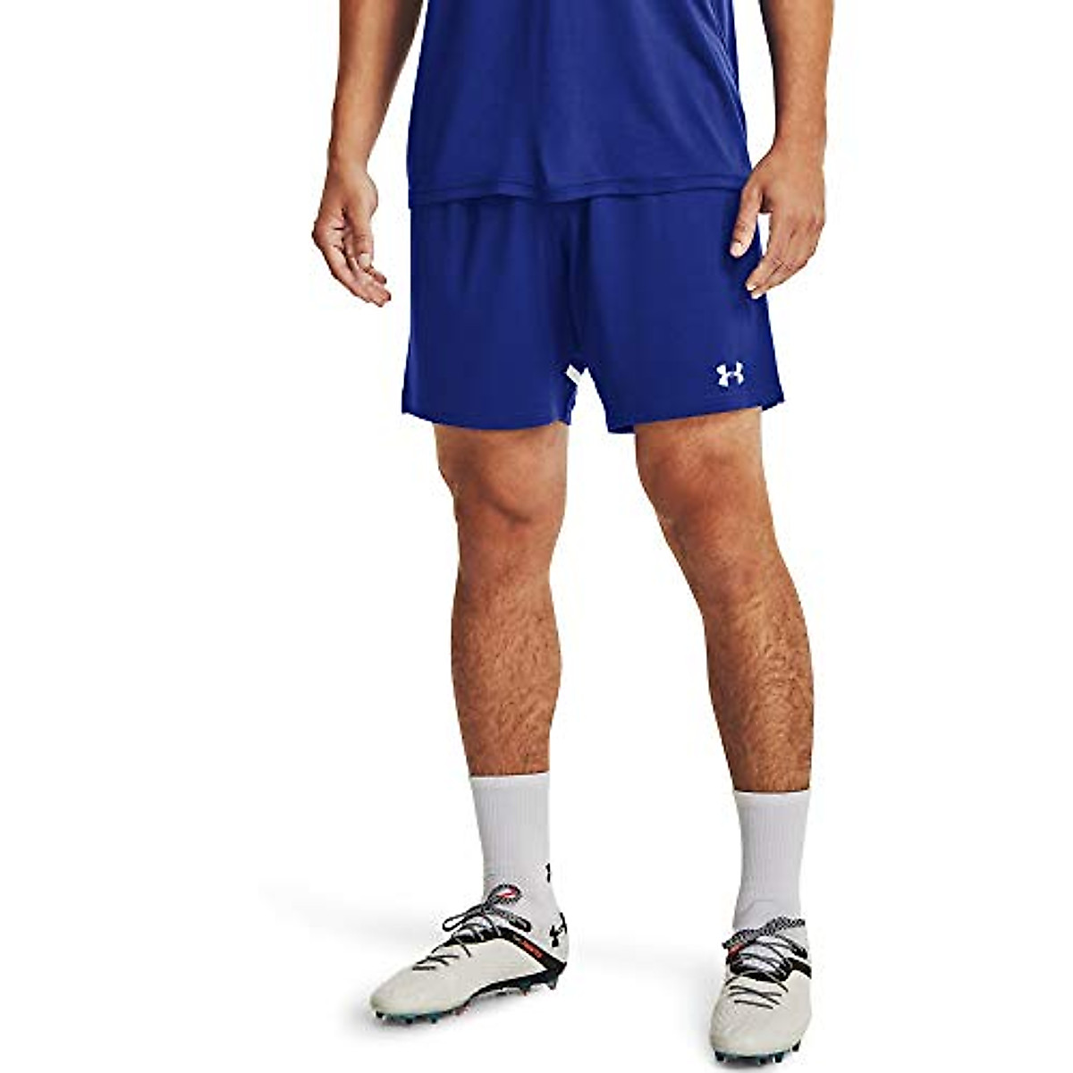 Under Armour Men's Squad Shorts, Royal (400)/White, 3X-Large