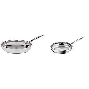 Cuisinart 10-Inch Open Skillet and 8-Inch Professional Stainless Skillet