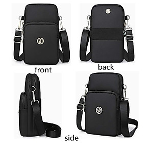 Compatible with Samsung Galaxy S23 Ultra, S23 Plus, S22 Ultra, S22 Plus, S21 Ultra, S21 Plus, S20 Ultra, S20 Plus, S20 Fe, S21 Fe, S10 Plus, Cell Phone Purse Crossbody Shoulder Bag Armband (Red)