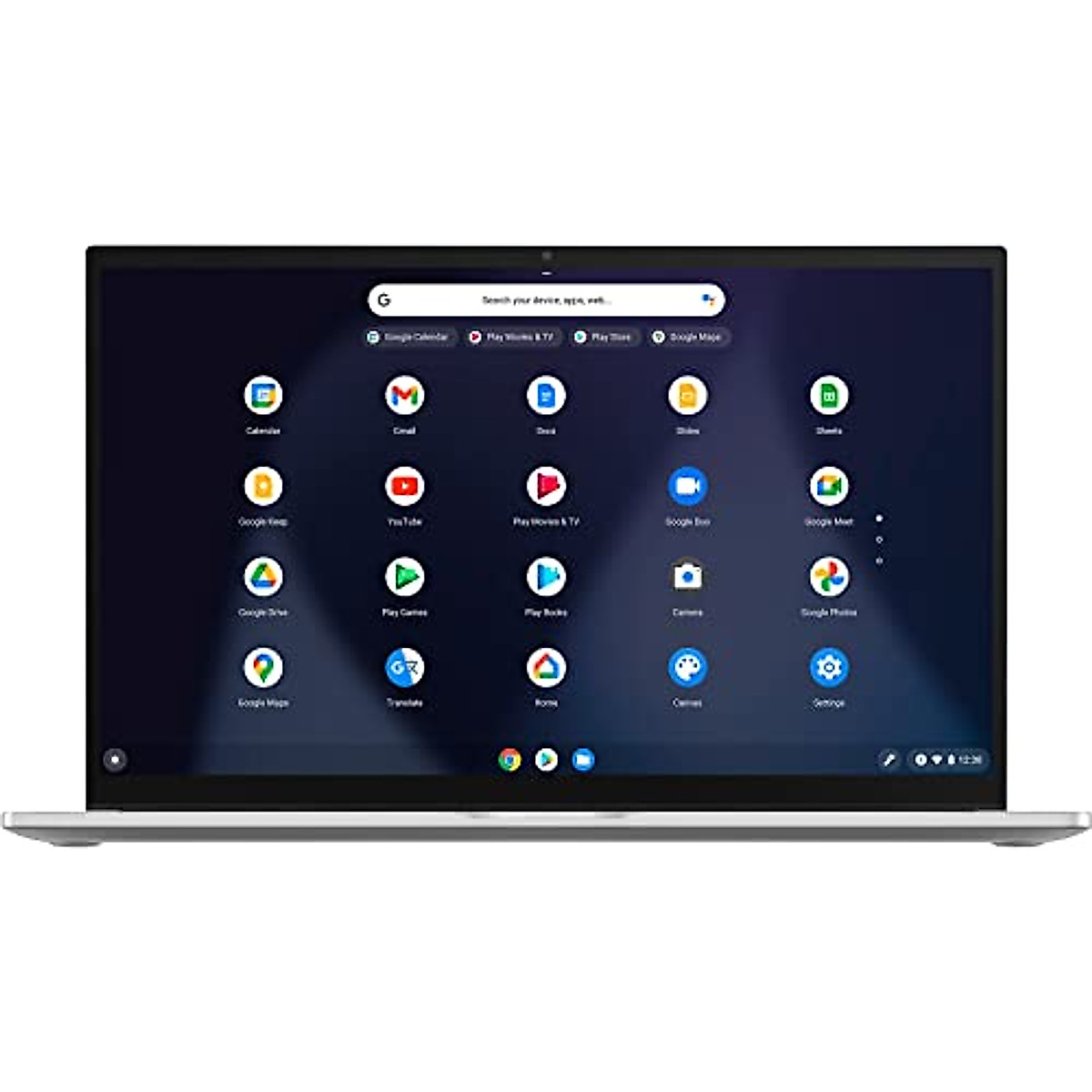 ASUS 2022 14" FHD Chromebook Laptop, Intel Core M3-8100Y Processor, 8GB RAM, 64GB eMMC Flash Memory, Backlit Keyboard, Intel Graphics, HD Webcam, Chrome OS, Silver, 32GB Snowbell USB Card