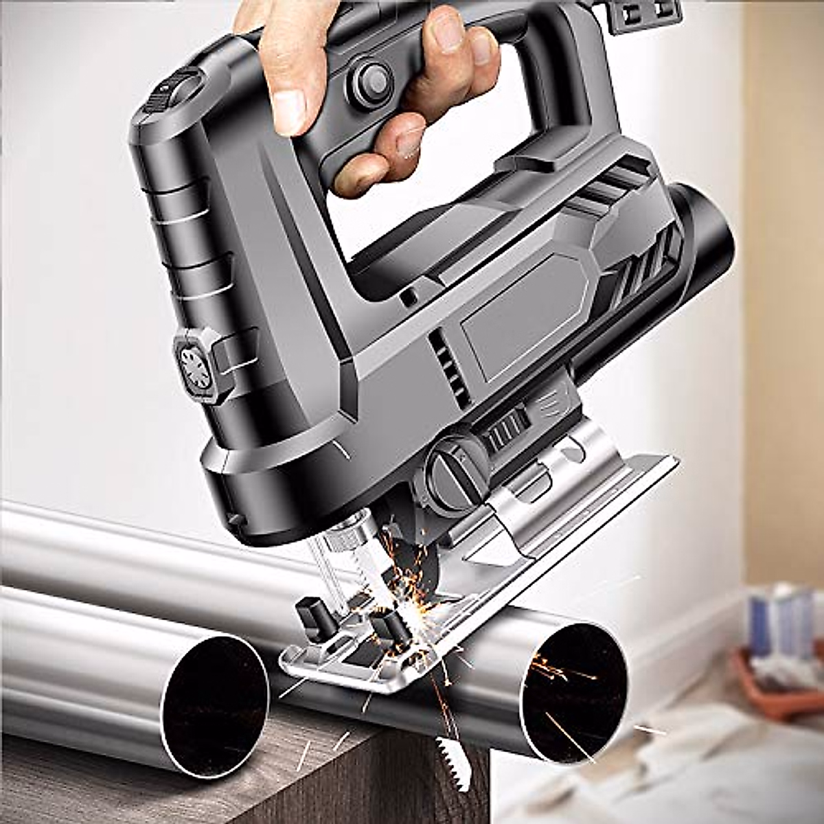 TAROSE 10-Piece T118A 3 Inch 21 TPI Assorted T-Shank Jig Saw Blades Set for Cutting Metal