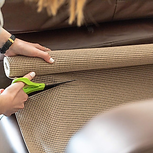 Duck Non-Adhesive Shelf Liner Select Grip EasyLiner, 20-Inch x 6-feet, Brownstone