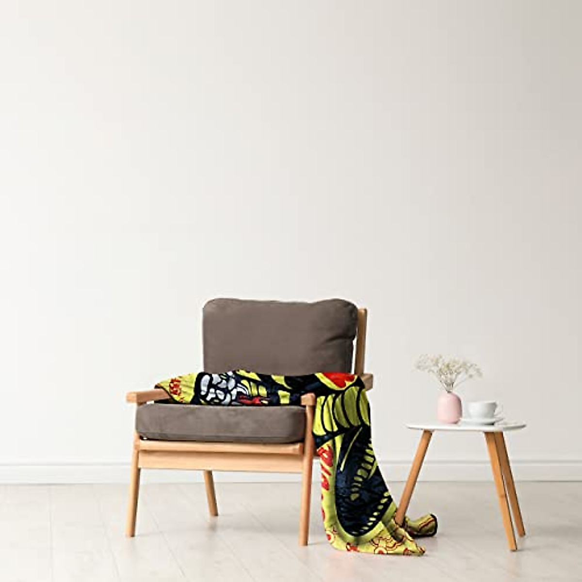 Bazillion Dreams Cobra Kai Fleece Fleece Softest Comfy Throw Blanket for Adults & Kids| Measures 60 x 45 Inches