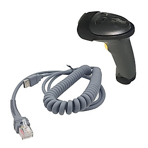 Rooyar Convenient USB Cable for Symbol LS2208 LS2208AP LS1203 LS4208 LS4278 Barcode Scanner 9ft Coiled