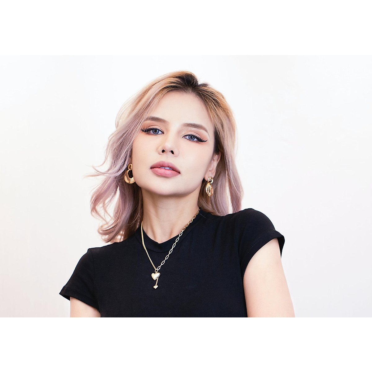 Teitze Gold Dangle Earrings 18k Gold Plated S925 Silver Post Lightweight Drop Earring For Elegant Women Ladies Gift (drop yellow)