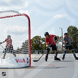 Franklin Sports Hockey Goal - NHL - Steel - 72 x 48 Inch - 1.5 Inch Tubing