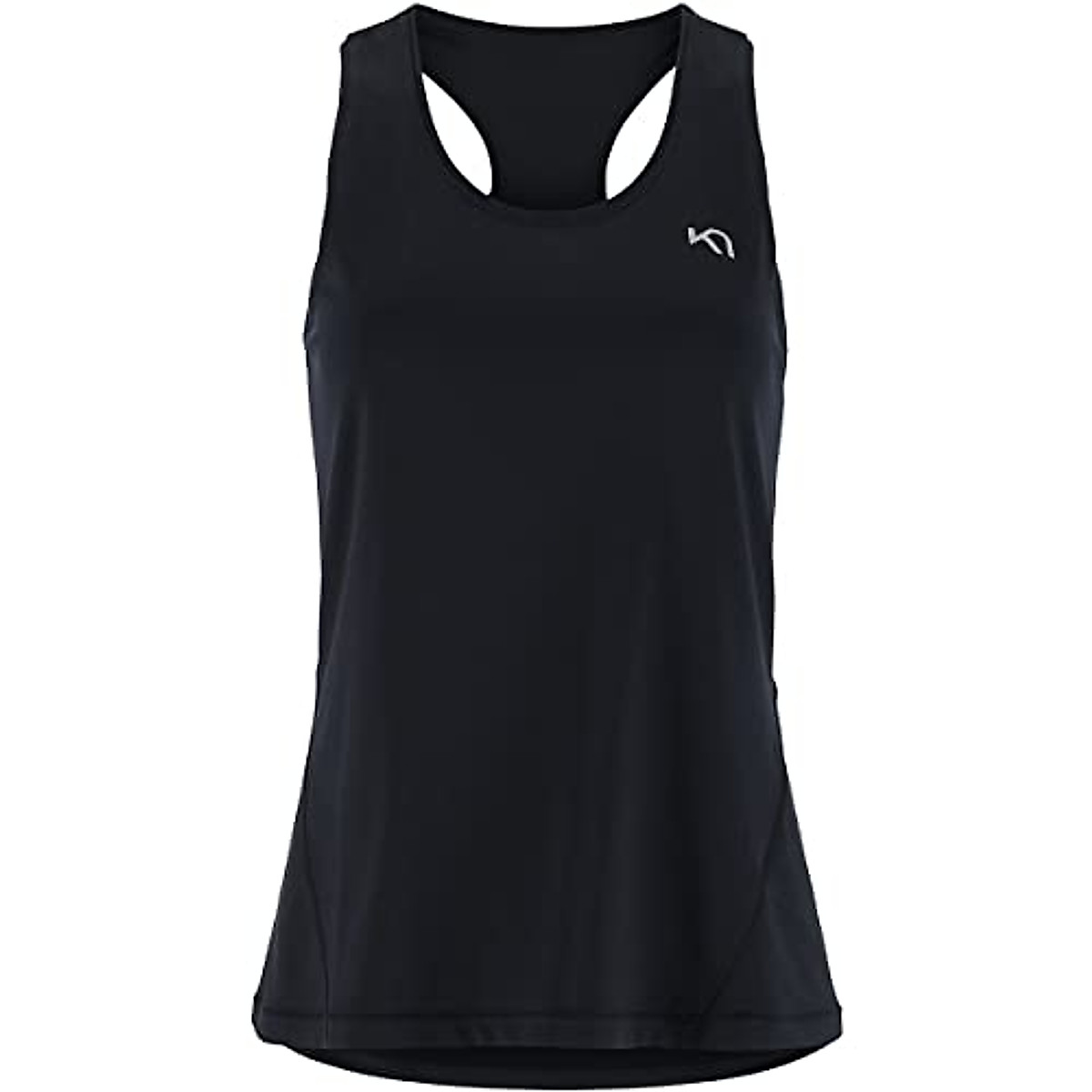 Kari Traa Nora 2.0 Women's Tanktop, Athletic Quick-Drying Top, Regular Fit Women's Top, 4-Way Stretch, Racerback, Scoop Neck, Black, Medium