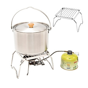 BESPORTBLE Grilling Accessories for Outdoor Grill Barbecue Charcoal Grills Outdoor Grill Accessories Portable Smoker Grill Grilling Basket Pan Backyard Cooking Grill Charcoal Bbq Pocket Metal