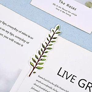 NEWEST 60 Pieces Colorful Flower Bookmarks, Paper Bookmark Card Sets Page Markers for Students Reading, 30 Designs