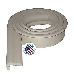 Kidkusion Jumbo Edge Cushion | Taupe | 6ft | Made in The USA