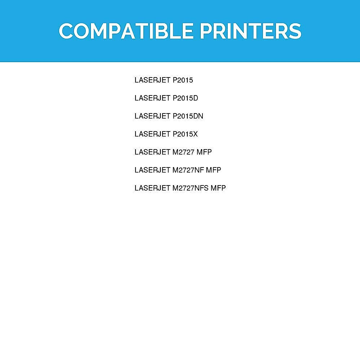 LD Compatible Toner Cartridge Replacement for HP 53A Q7553A (Black, 3-Pack)
