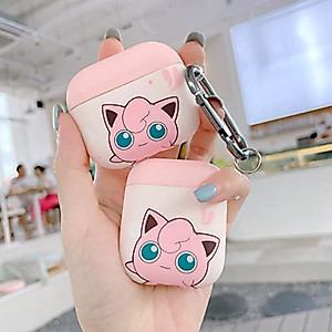 AirPods Pro Case Cover,3D Cute Cartoon Anime Funny for Kids Girls Teens Boys Cover, IMD Process TPU Pink Fashion Character Design Airpod Pro Cases