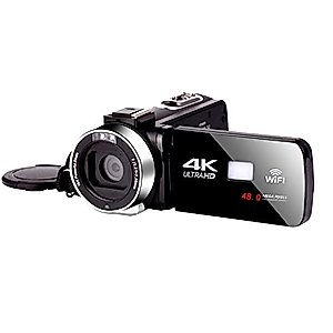 Camera 4K Video Camera 48MP 18X Digital Zoom Camera for Vlogging 10 Reflectors 3.0 Degrees Video Camera Digital Camera (Size : with 32G, Color : B)