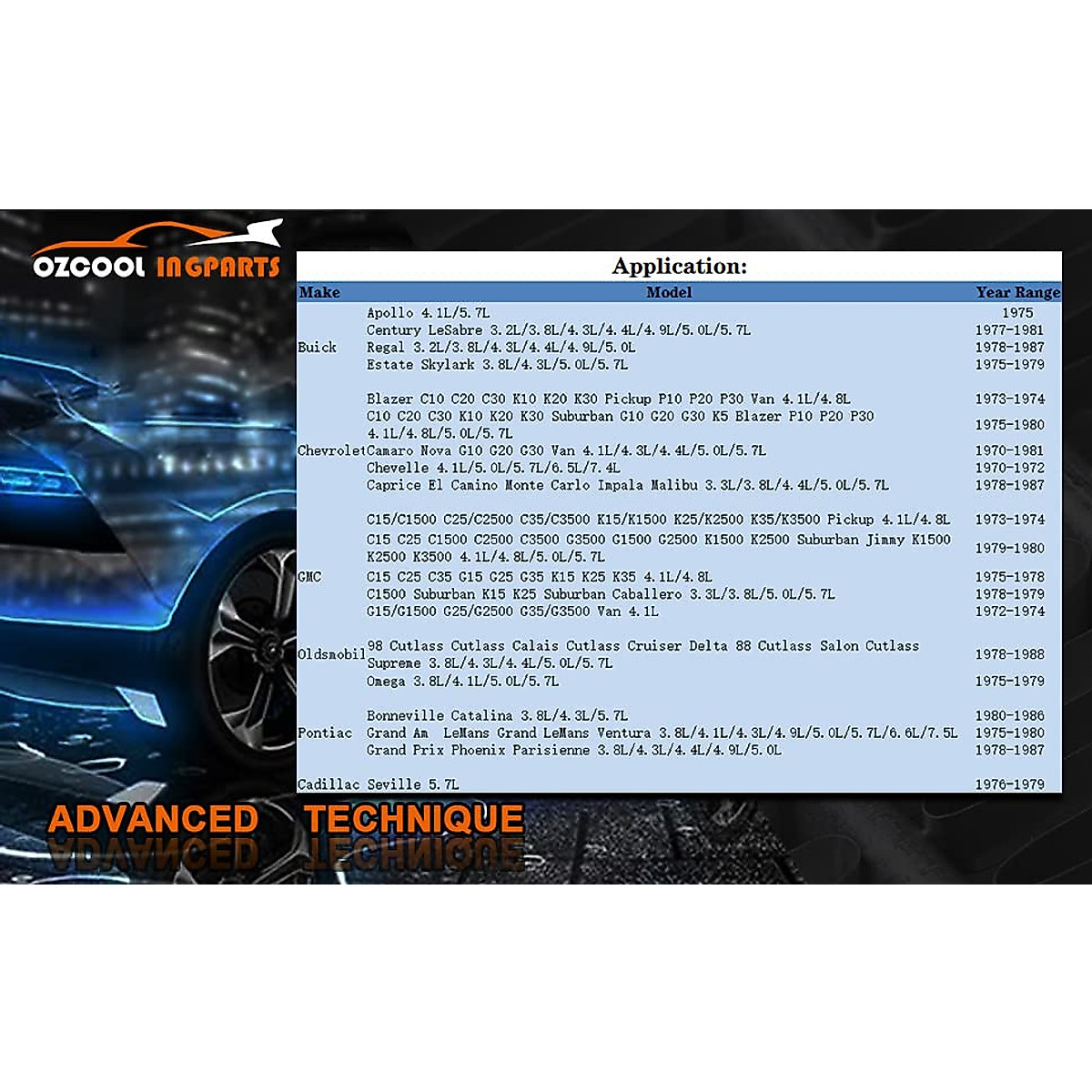 OzCoolingParts 3 Row Core Aluminum CU162 Radiator + 2 x 12" Fan w/Louver Shroud Kit for 1970-1987 71 72 73 74 75 76 77 78 Chevy/GMC C/K/G-Series C10 C20 C25 C30 C3500 K10 K20 Nova Camaro Blazer