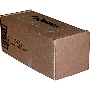 Fellowes Powershred Shredder Bags for 125/225/2250 Series Shredders, 50 Bags & Ties (36054)