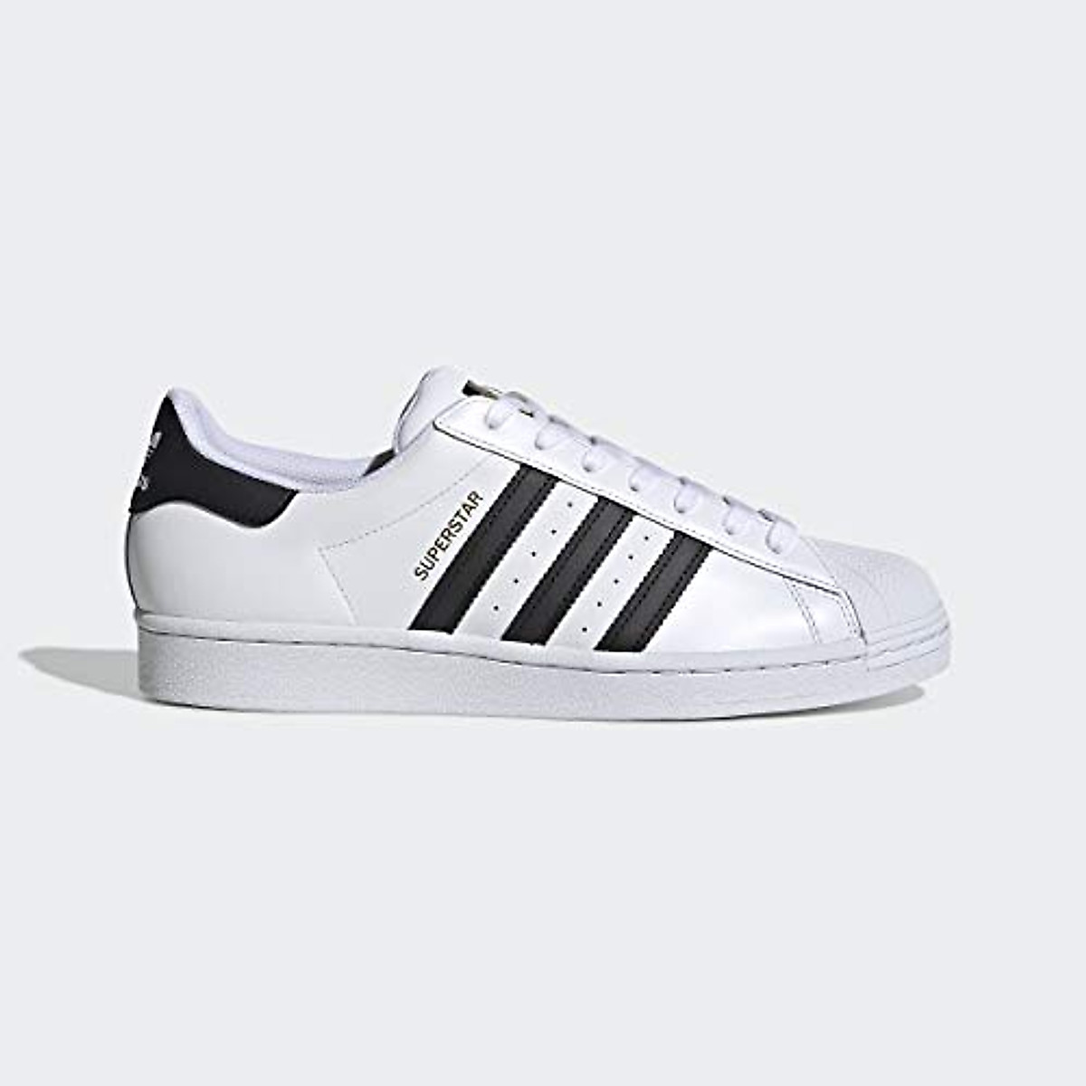 adidas Originals Men's Superstar Sneaker, White/Black/White, 9