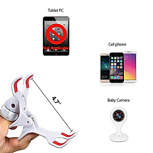 Topwon Universal Baby Camera Mount, Baby Monitor Holder - Flexible Camera Stand for Nursery/Mobile Phone