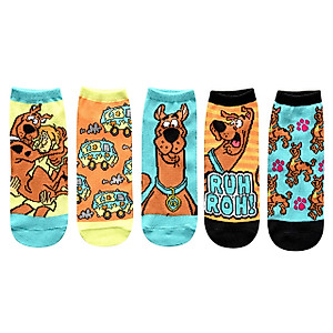 Hyp Scooby Doo Juniors/Womens 5 Pack Ankle Socks