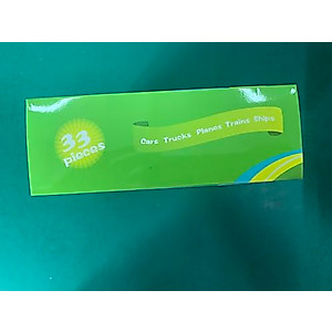 SpriteGru 33 PCS Vehicle Foam Magnets for Toddlers Kids, Perfect for Preschool Learning (Land Air Ocean All Included)