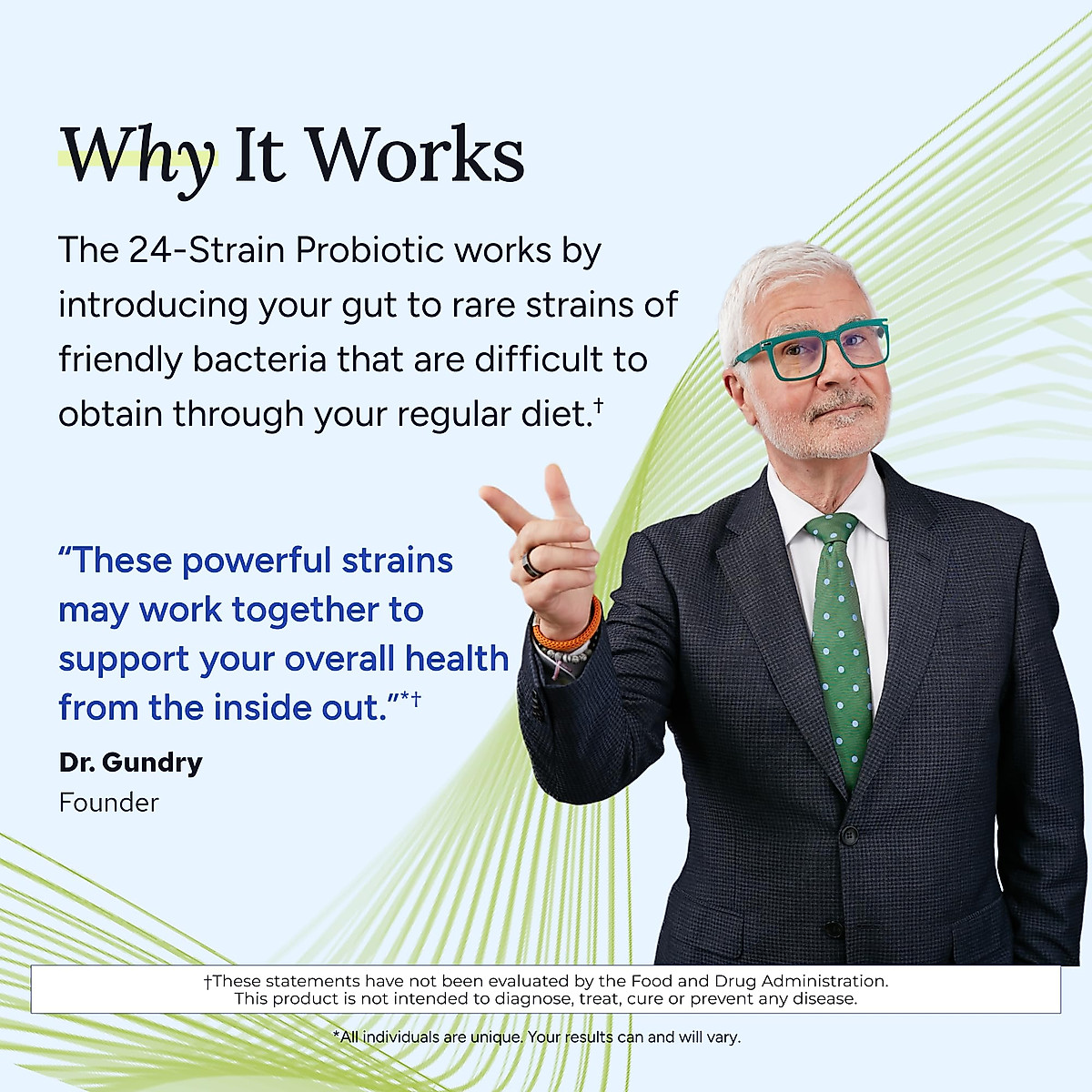 Gundry MD® 24 Strain Probiotic with 30 Billion CFUs, 30 Count