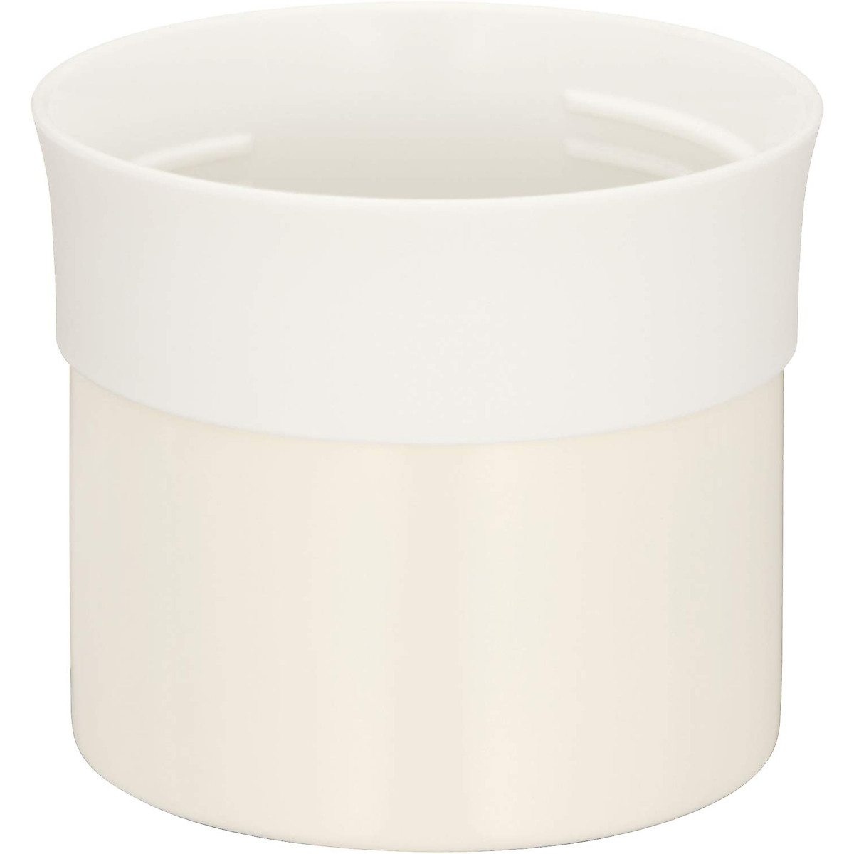 Thermos FFM-351 PRW Water Bottle, Stainless Steel Slim Bottle, Pearl White, 11.8 fl oz (350 ml)