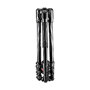 Manfrotto Befree Advanced Tripod with Lever Closure, Travel Tripod Kit with Ball Head, Portable and Compact, Aluminium Tripod for DSLR Reflex and Mirrorless Cameras, Camera Accessories