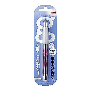 uni Alpha-Gel Shaker Mechanical Pencil with Slightly Firm Grip 0.5mm, Chrome Pink (M5618GG1PC.13)
