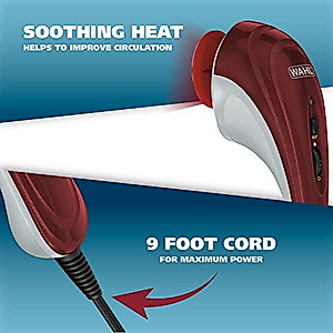 Wahl Hot Cold Therapeutic Vibratory Corded Massager with Variable Soothing to Medium Vibratory Speed to Relieve Muscle Pain and Reduce Swelling, Due to Chronic Pain or Fitness Injury – 4295-400