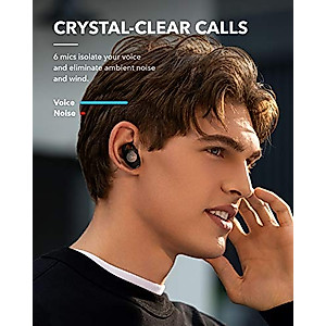 Soundcore by Anker Life A2 NC Multi-Mode Noise Cancelling Wireless Earbuds, ANC Bluetooth Earbuds with 6-Mic Clear Calls, 35-Hr Playtime, and Deep Bass, Fast Charging, Transparency, and App(Renewed)