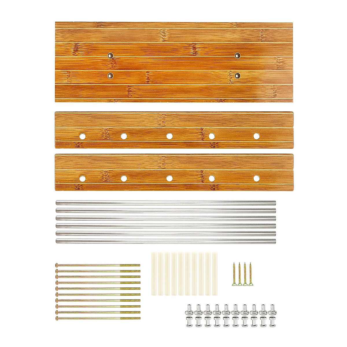 QWORK Wood Sunglass Glass Rack Frame, 5 Layers Glasses Showcase, Sunglasses Display Stand Holder, Detachable