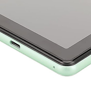 doder 10in Tablet, USB C Rechargeable Green Gaming Tablet 100 to 240V 5MP 13MP Camera Octa Core for Travel (Green)